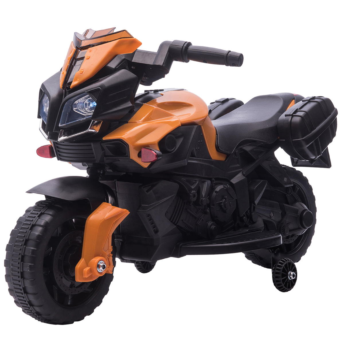 HOMCOM Kids Electric Pedal Motorcycle Ride-On Toy Battery Powered ...