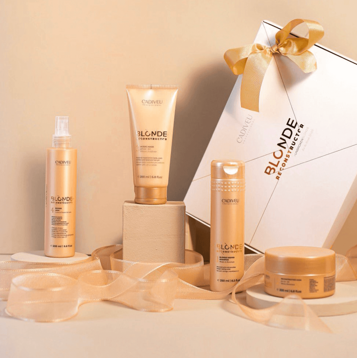 CADIVEU - Blonde Reconstructor Kit for Damaged Hair | anydaydirect