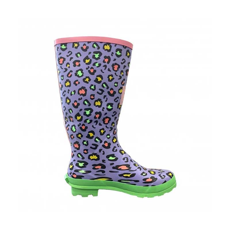 Leopard Print Tall Printed Wellies | anydaydirect